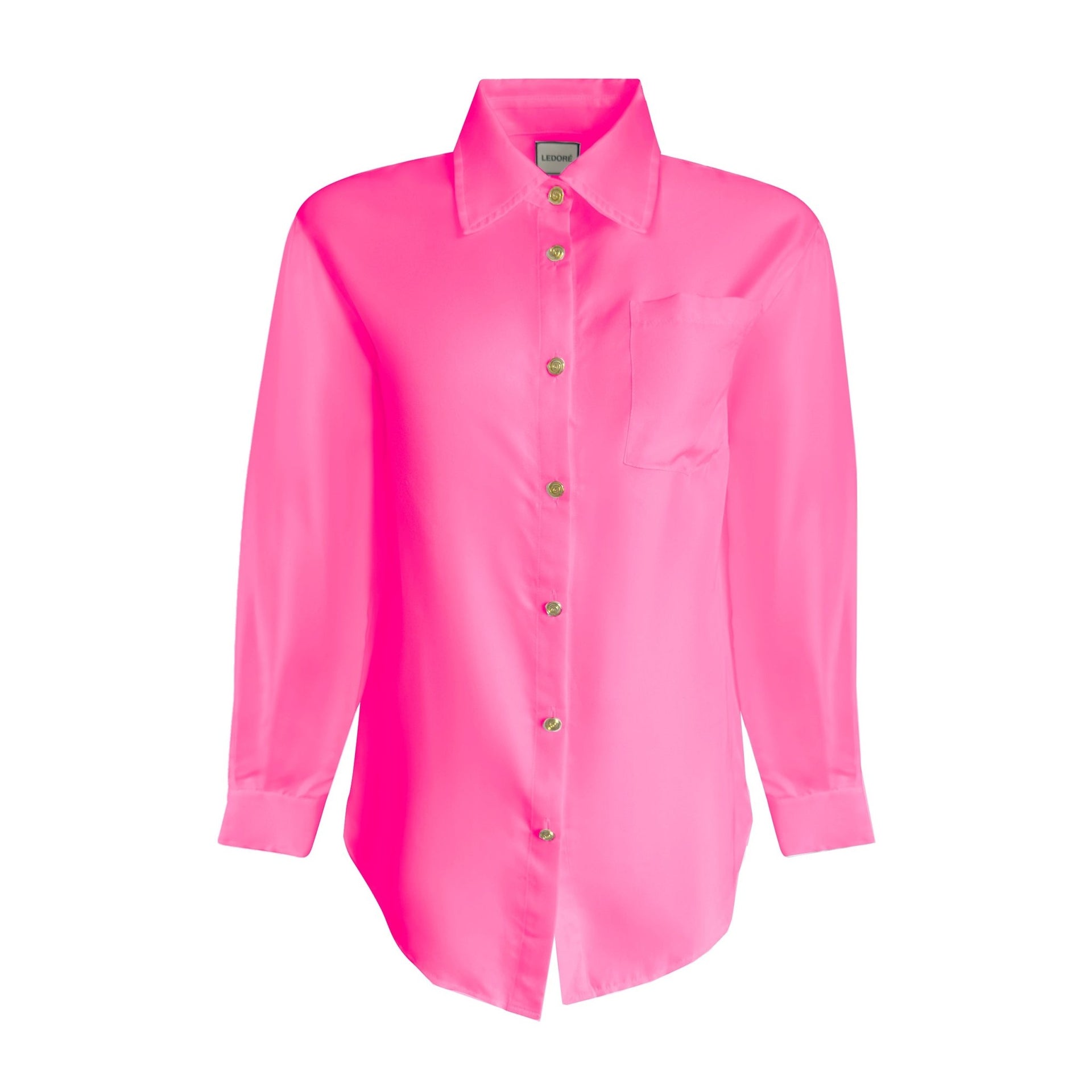 LeDoré Koru Shirt Dolly Pink Silk